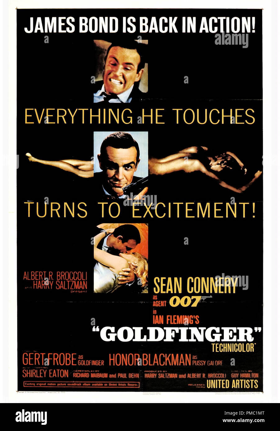 Sean connery james bond goldfinger hi-res stock photography and images - Alamy