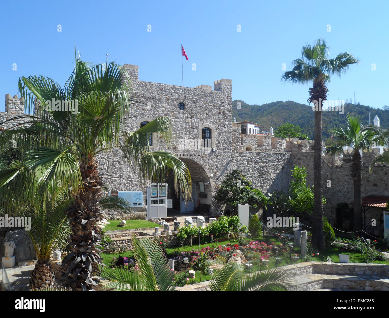 Marmaris Castle and museum, Marmaris, Mugla province, Turkey Stock ...