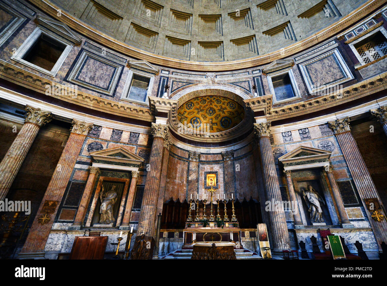 Ancient Roman Temple Interior