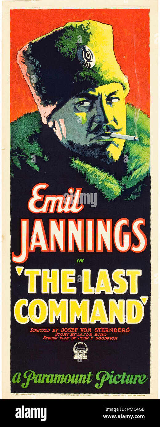 The last command 1928 movie poster hi-res stock photography and images ...