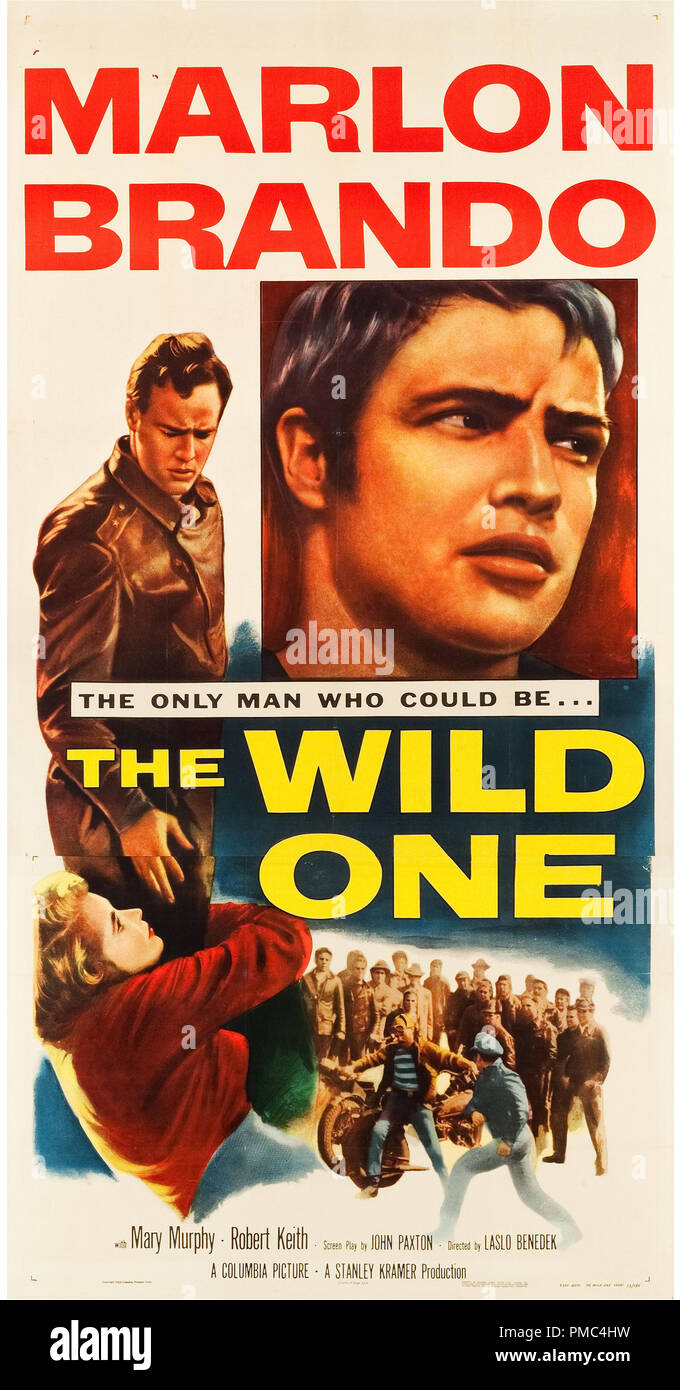 Marlon Brando, The Wild One (Columbia, 1953). Poster File Reference ...