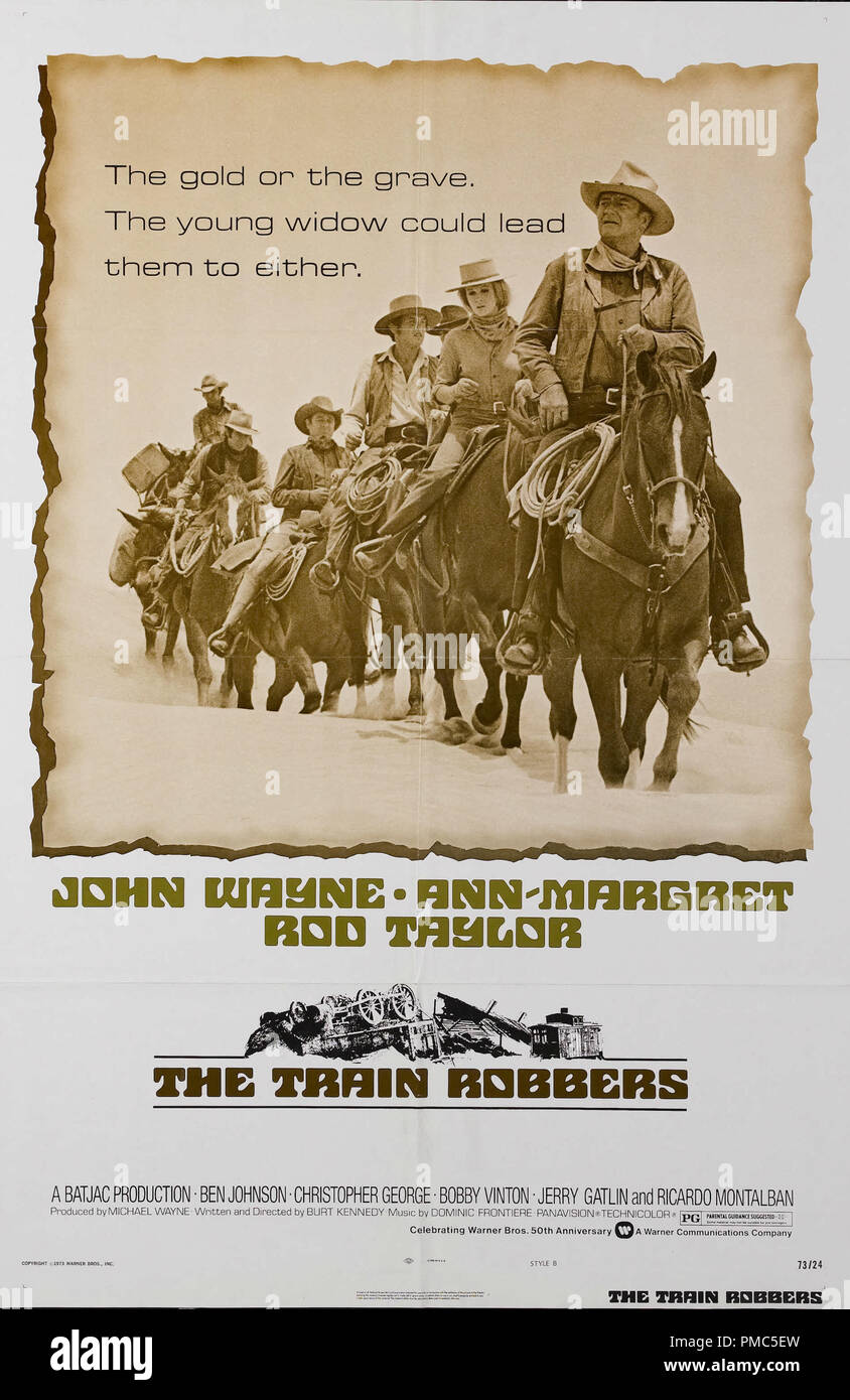 Ann-Margret, John Wayne, The Train Robbers (Warner Brothers, 1973 ...