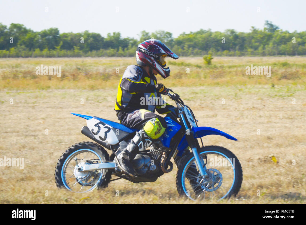 Enduro motocross rider rides hi-res stock photography and images - Alamy