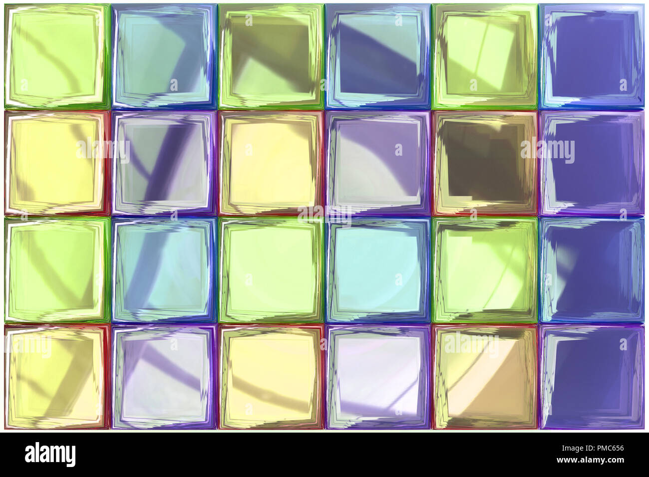 Tile Design Colorful Element Stock Photo - Alamy