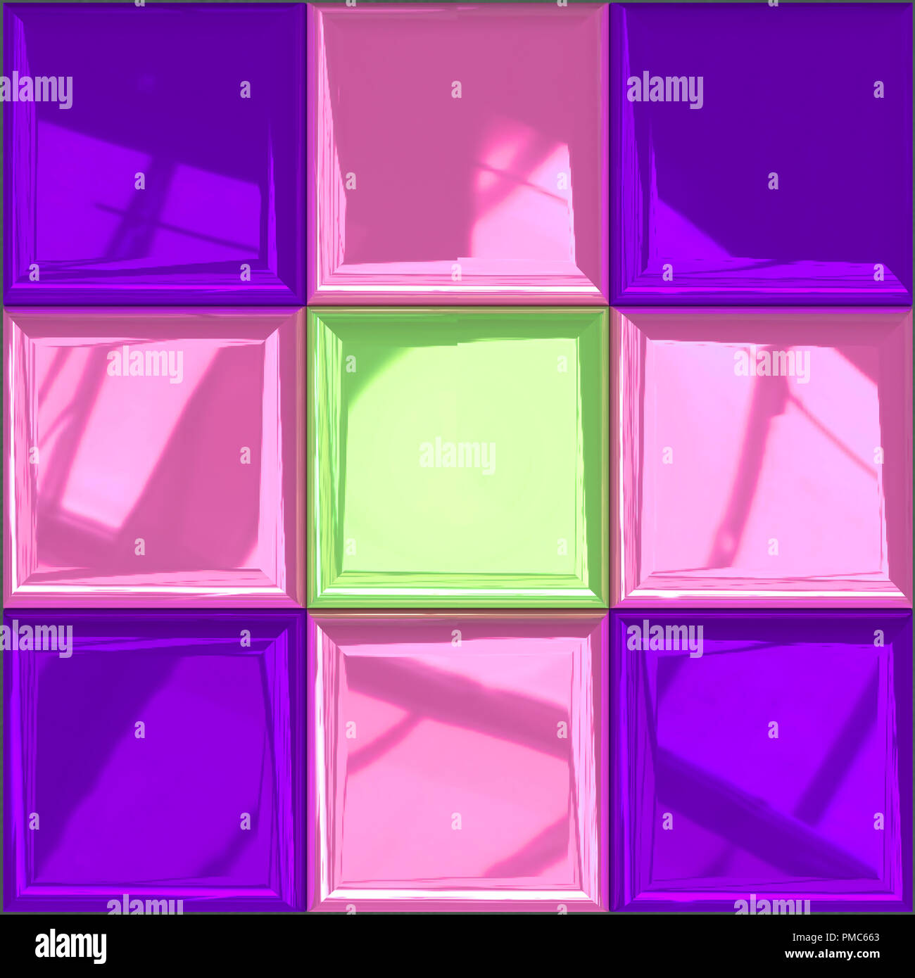 Daisy Tile Design Element Stock Photo - Alamy