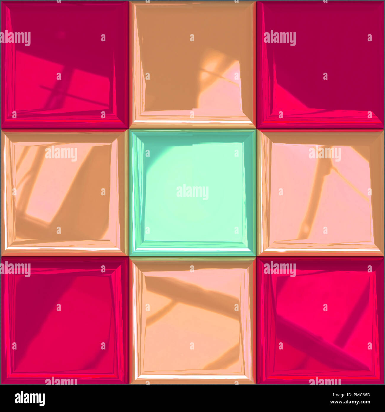 Daisy Tile Design Element Stock Photo - Alamy