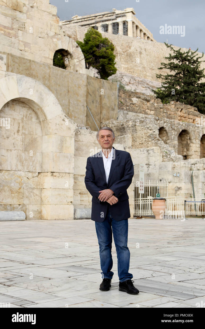 Italian musician SALVATORE ADAMO posed for the photographers outside of ...