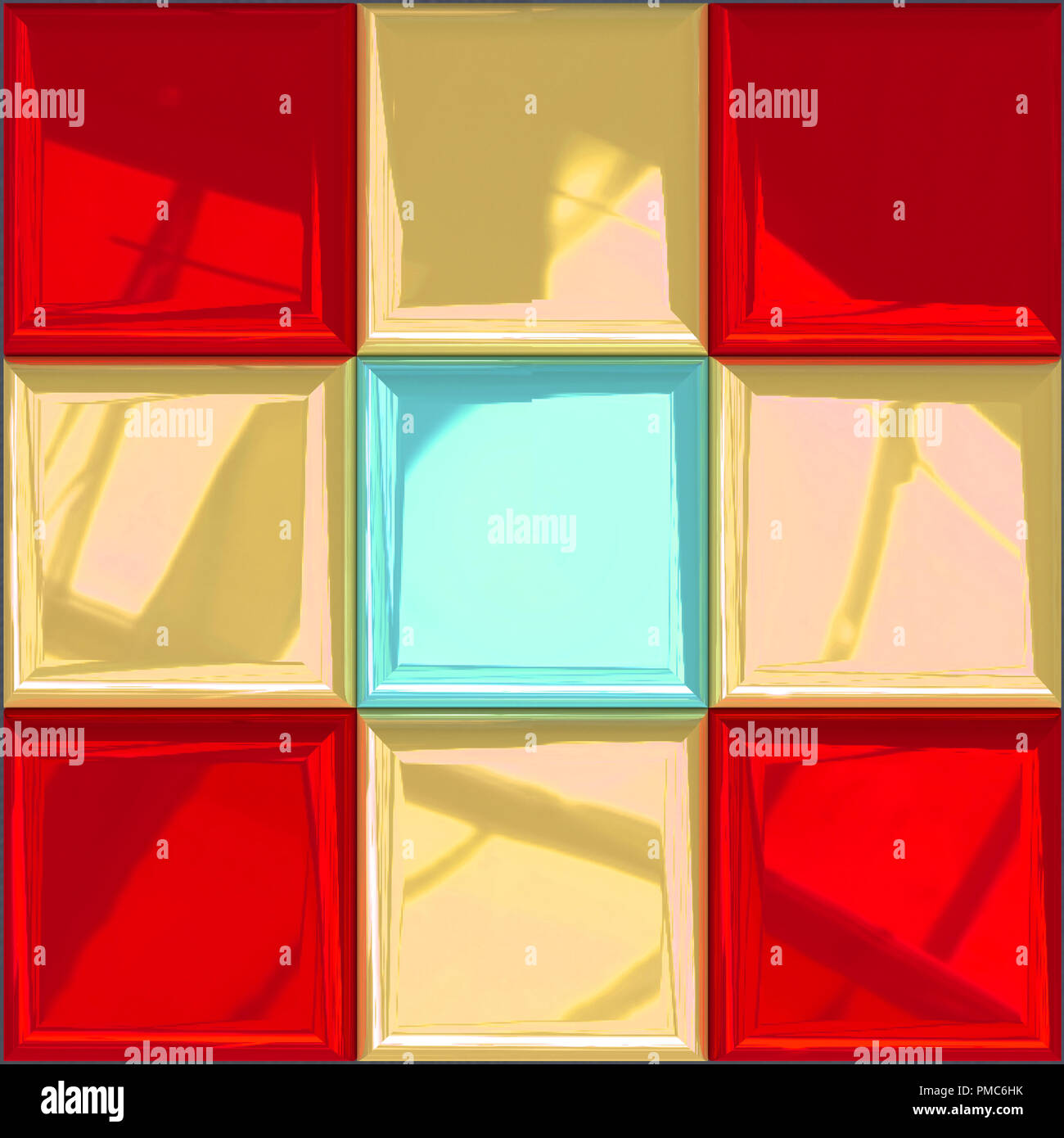 Daisy Tile Design Element Stock Photo - Alamy