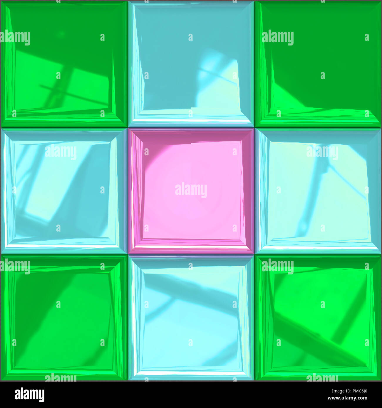 Daisy Tile Design Element Stock Photo - Alamy