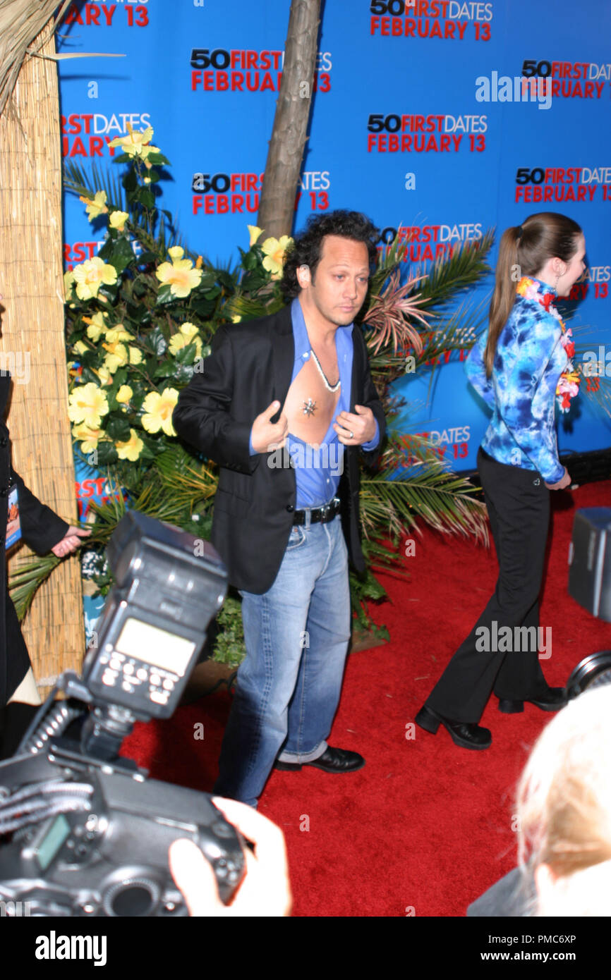 "Fifty First Dates" Premiere 02/03/2004 Rob Schneider Photo by Joseph ...