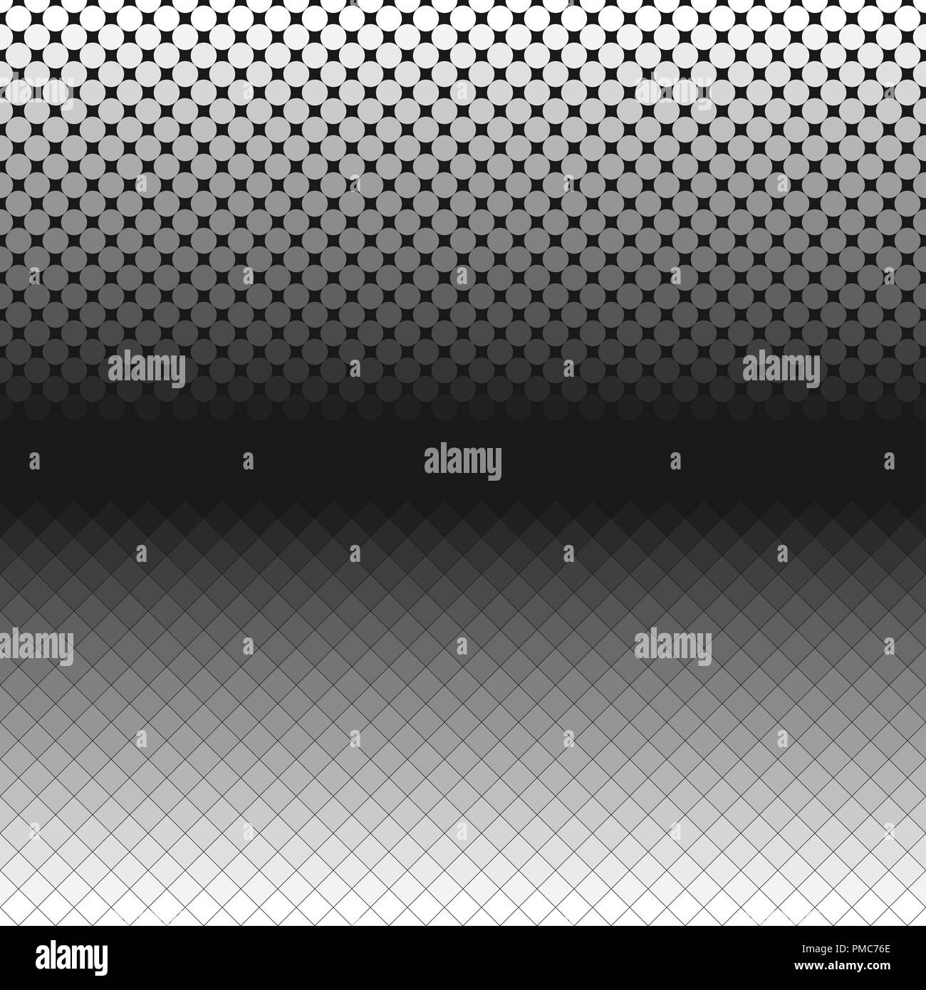 Geometric Abstract Halftone Pattern Background Vector Illustration From Squares And Dots Stock
