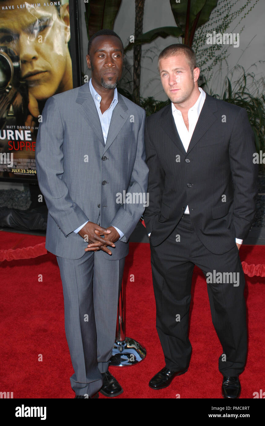The Bourne Supremacy Premiere 7-15-2004 Don Cheadle, Scott Caan Photo ...