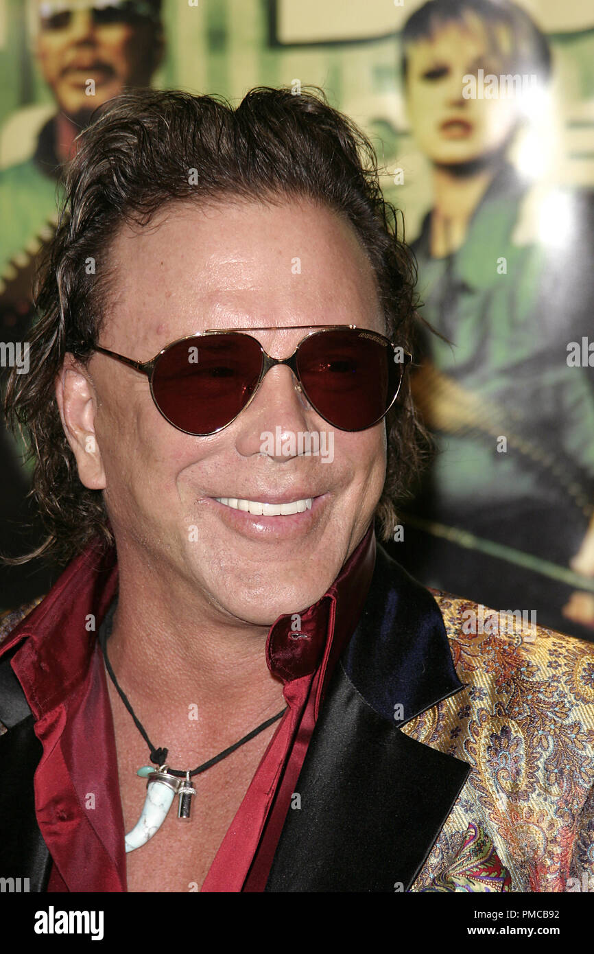 "Domino" (Premiere) Mickey Rourke 10-11-2005 / Grauman's Chinese ...