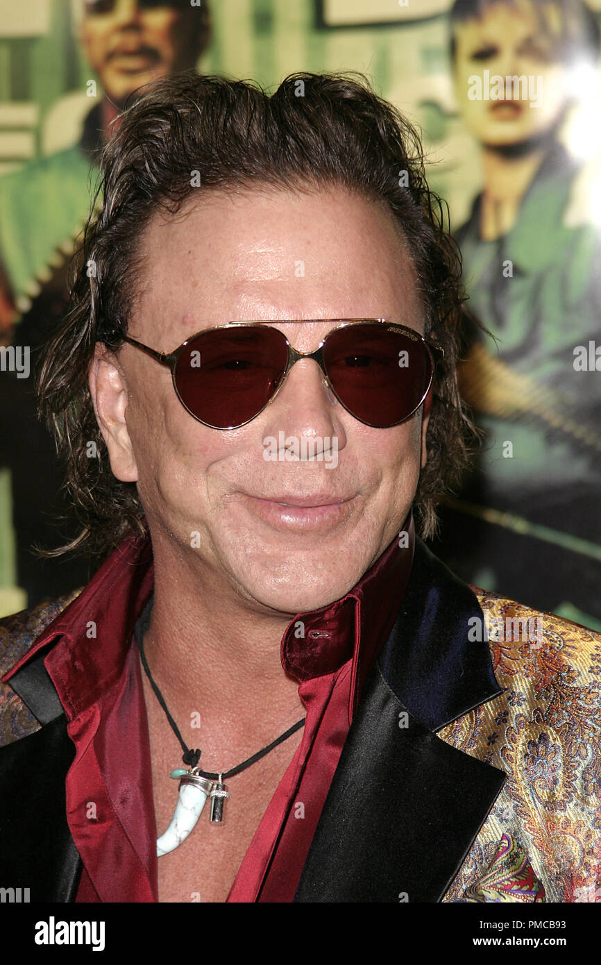 "Domino" (Premiere) Mickey Rourke 10-11-2005 / Grauman's Chinese ...