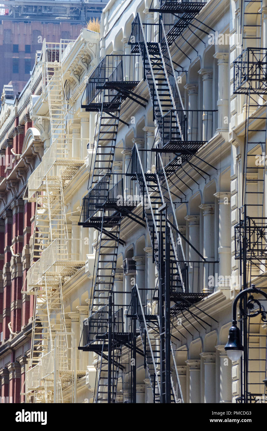 Cast Iron Buildings in SoHo Stock Photo - Alamy