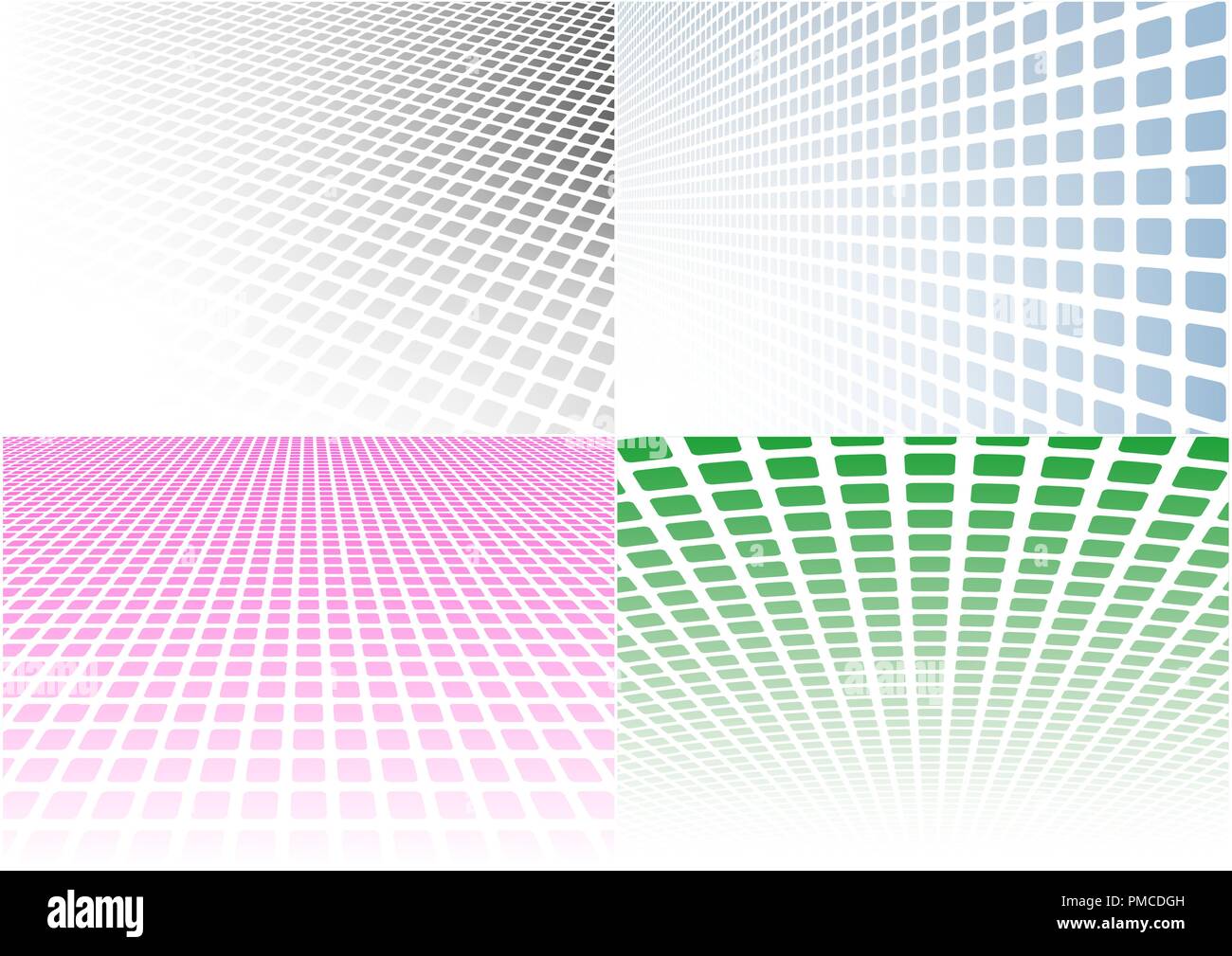 Set of Abstract Halftone Background with Copy Space Stock Vector Image ...