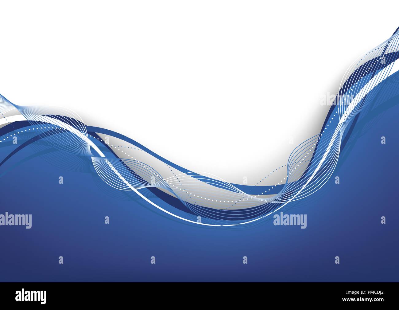 Abstract Background with Decorative Wave Stock Vector Image & Art - Alamy