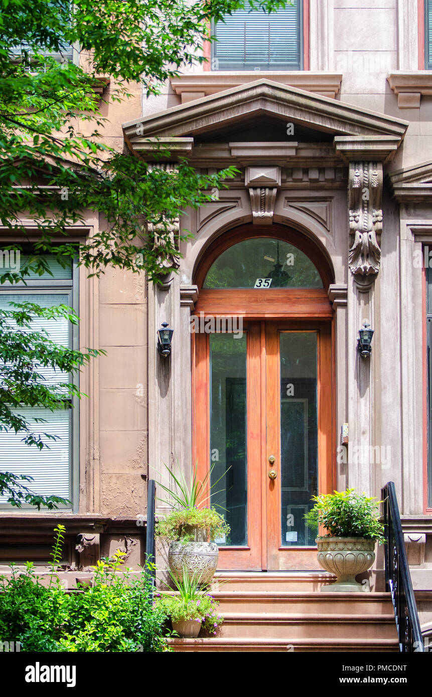 Gate of a House in Harlem, New York Stock Photo - Alamy