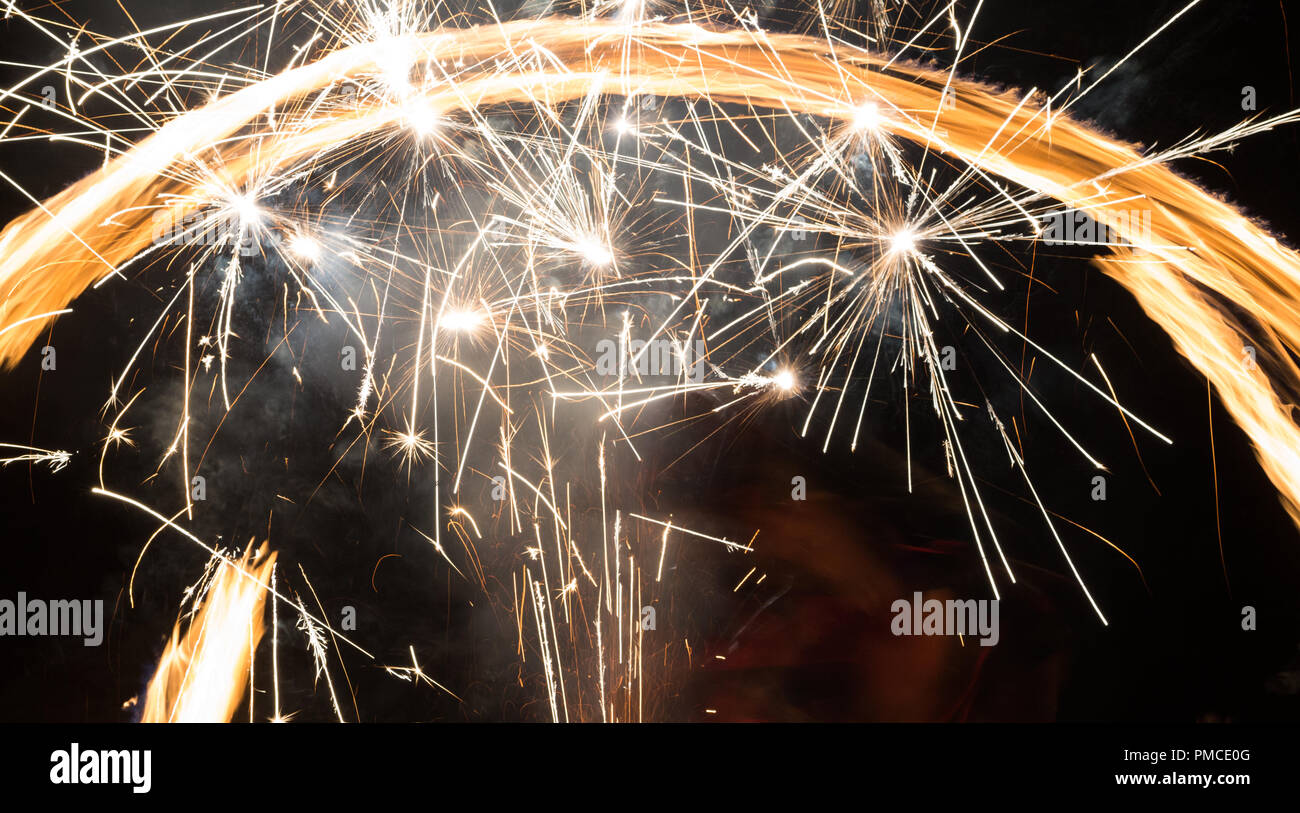 Abstract fireworks in motion hi-res stock photography and images - Alamy