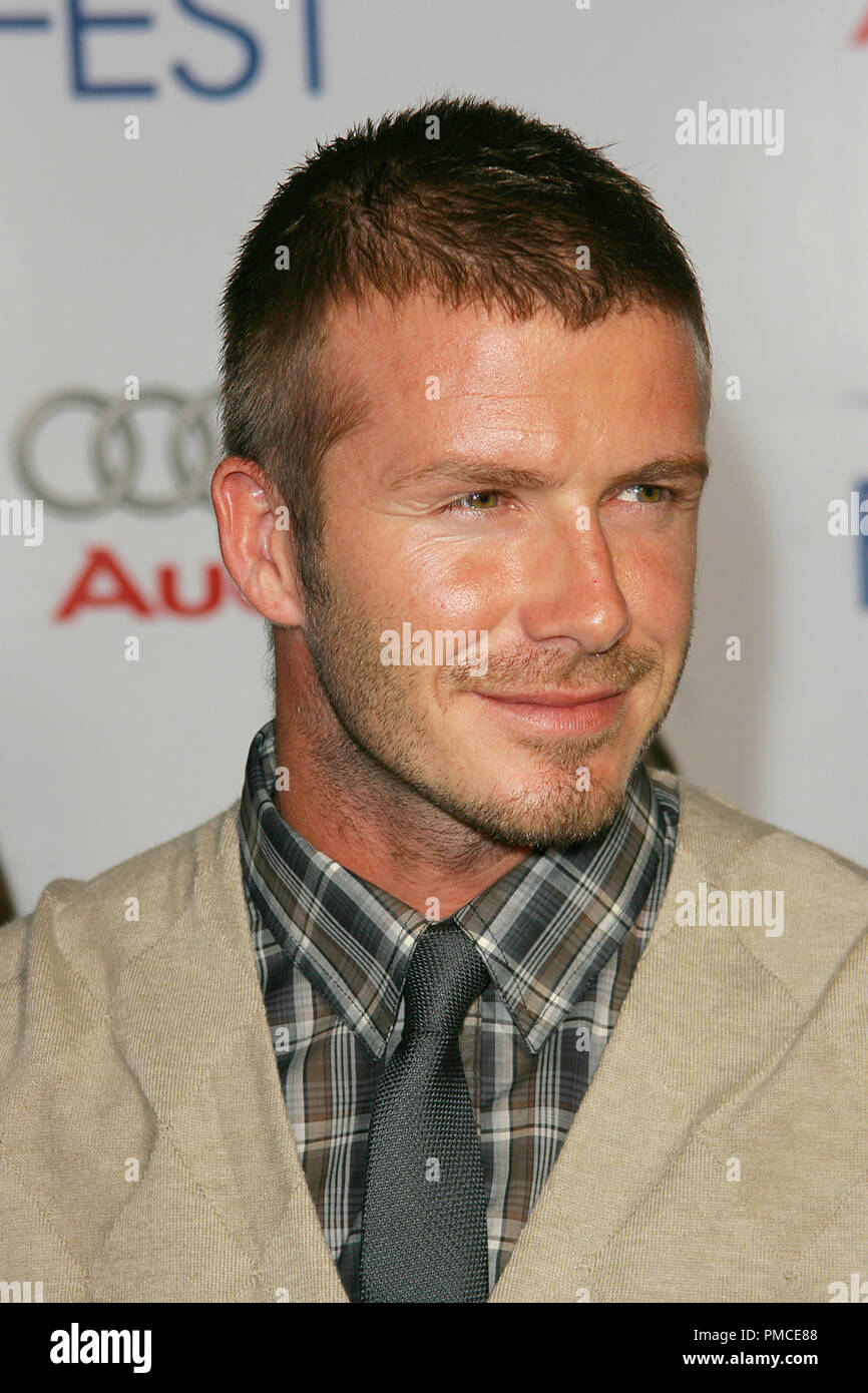 "Lions for Lambs" (Premiere) David Beckham 11-1-2007 / ArcLight ...