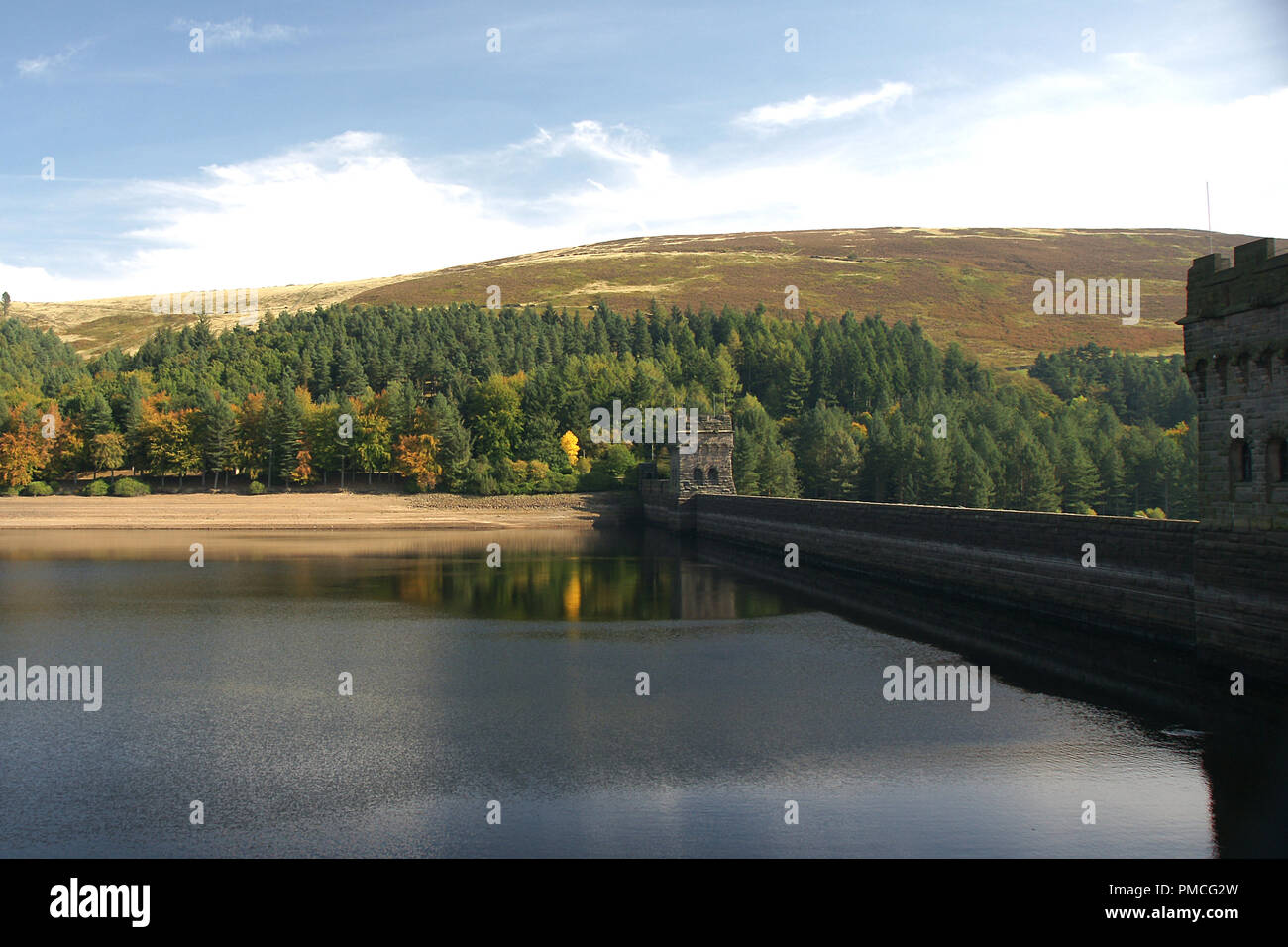 Ladybower reservoir peak district national park hi-res stock ...