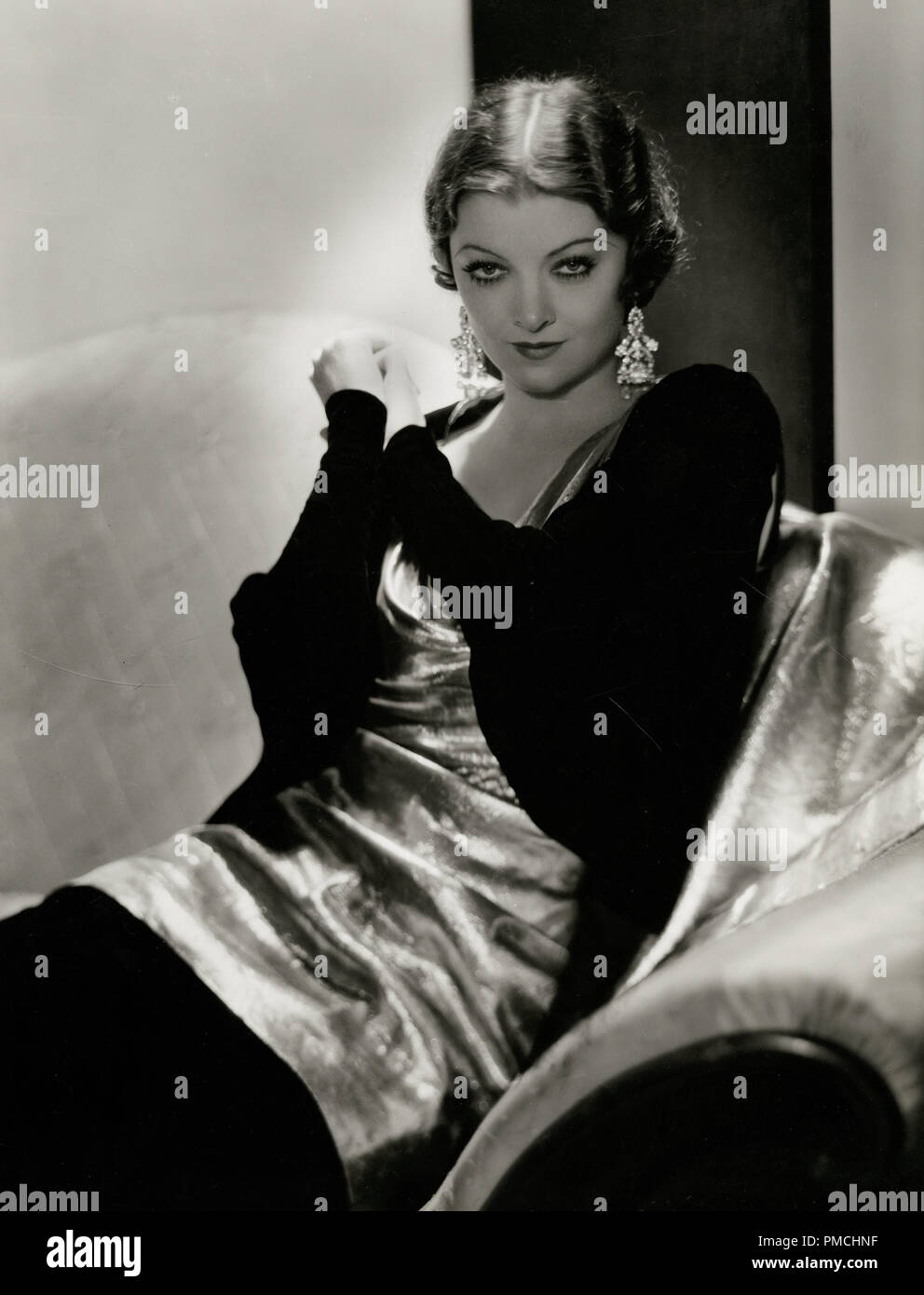 Myrna Loy, Photo by George Hurrell (MGM, circa 1932). File Reference # 33636 658THA Stock Photo ...