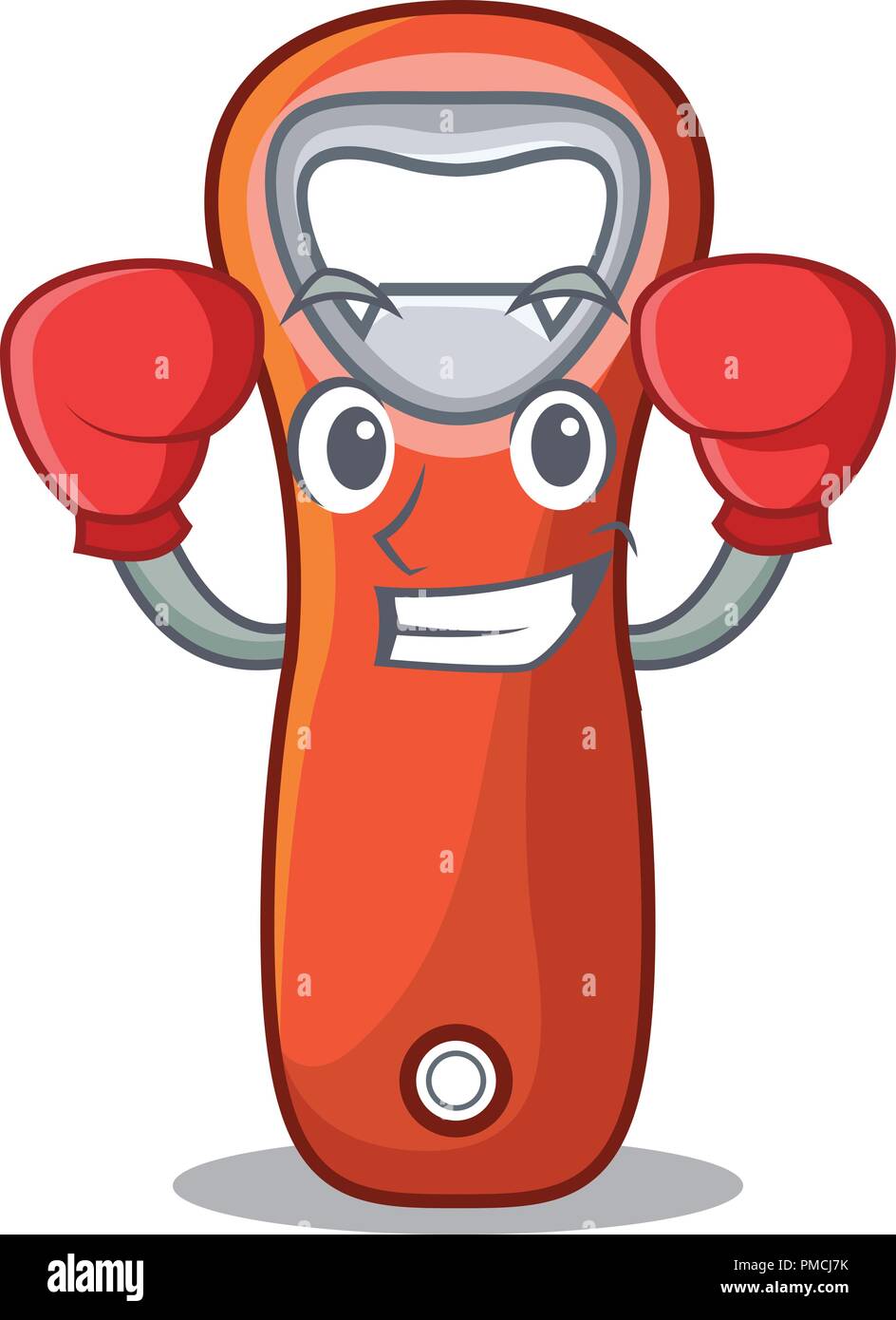 Boxing beer bottle opener isolated on cartoon Stock Vector Image & Art ...