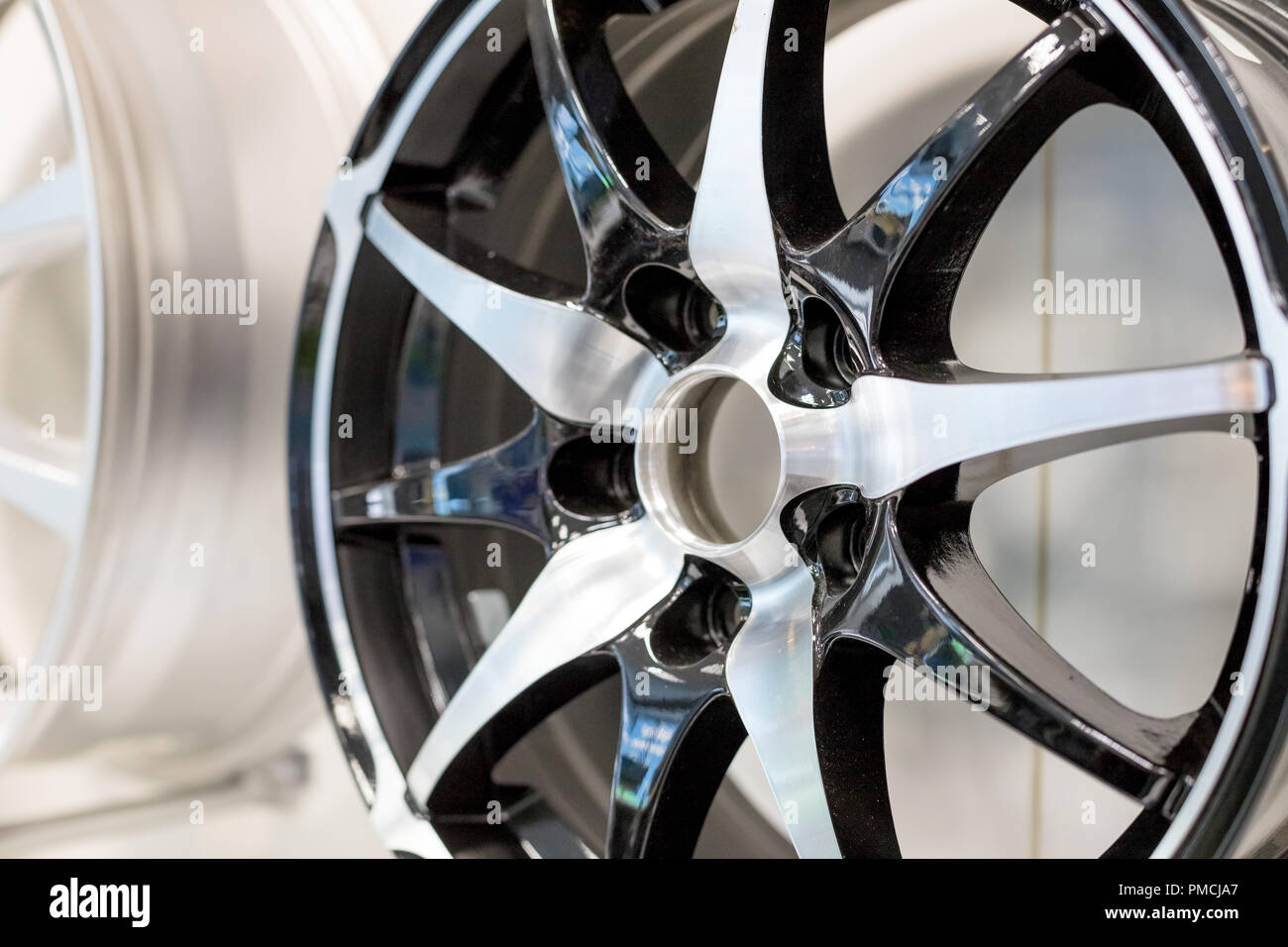 Car wheel.Close up of rims car alloy wheel.Metal disc wheel for the car ...