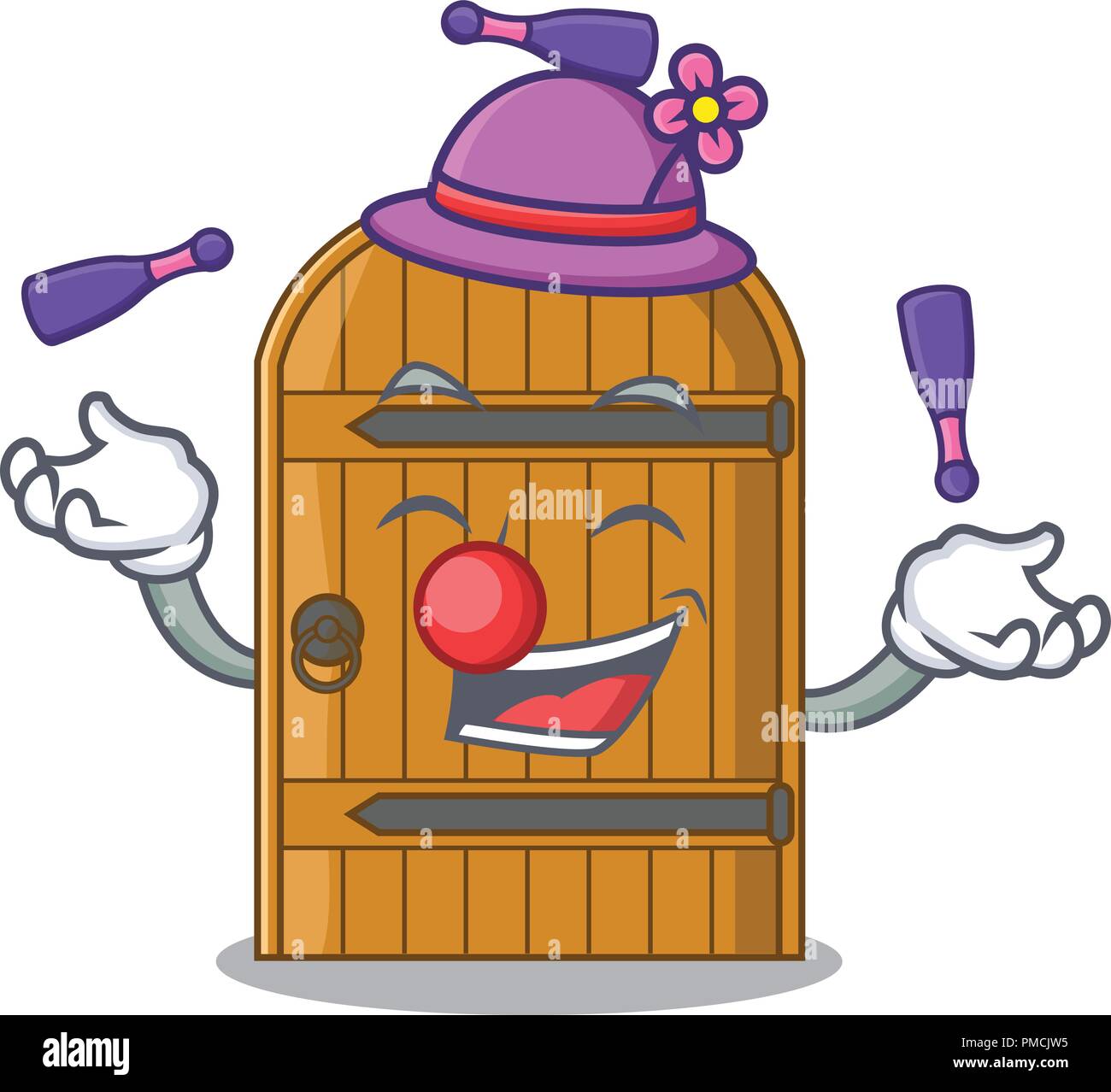 Antique wooden doors on Stock Vector Images - Alamy