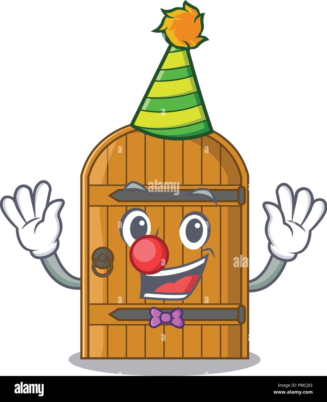 Antique wooden doors on Stock Vector Images - Alamy