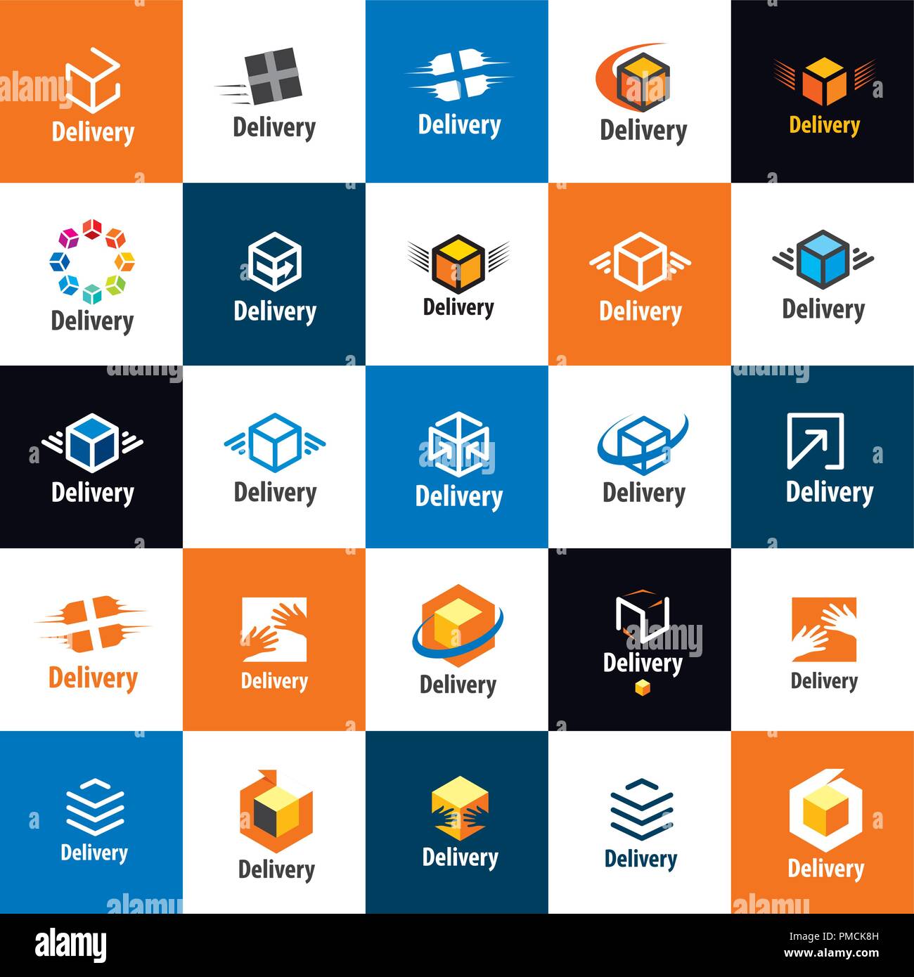 Delivery Logo Template Stock Vector Image & Art - Alamy