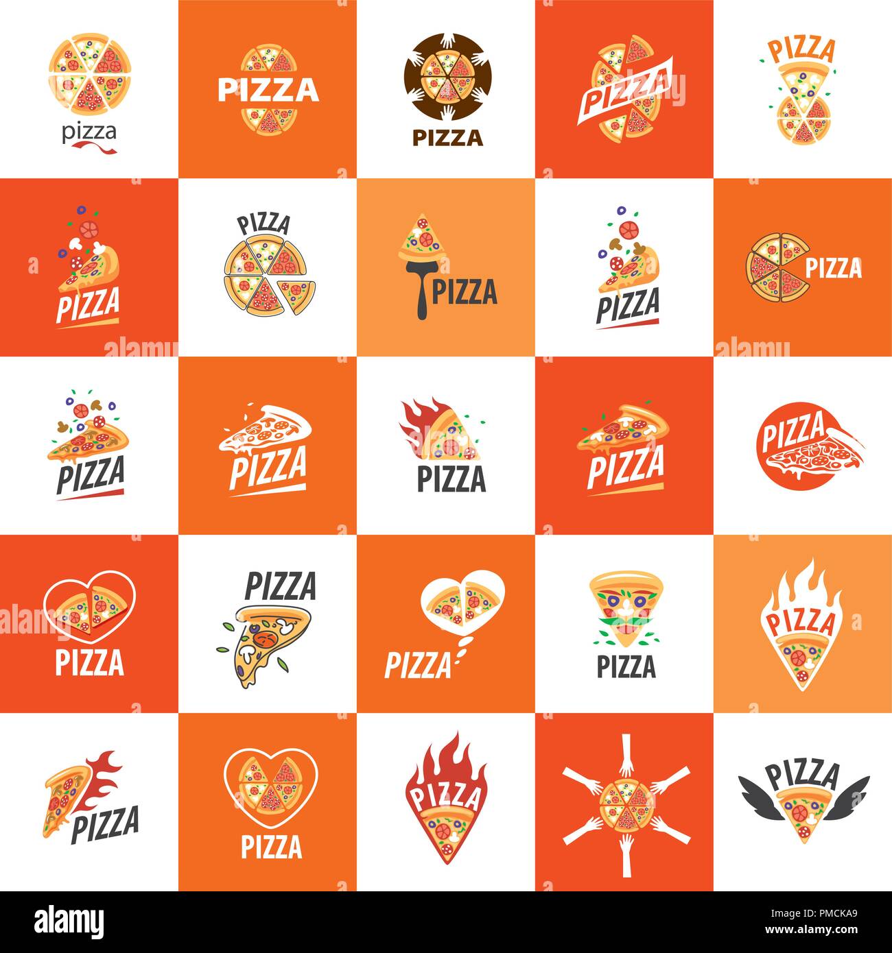 pizza vector logo Stock Vector Image & Art - Alamy