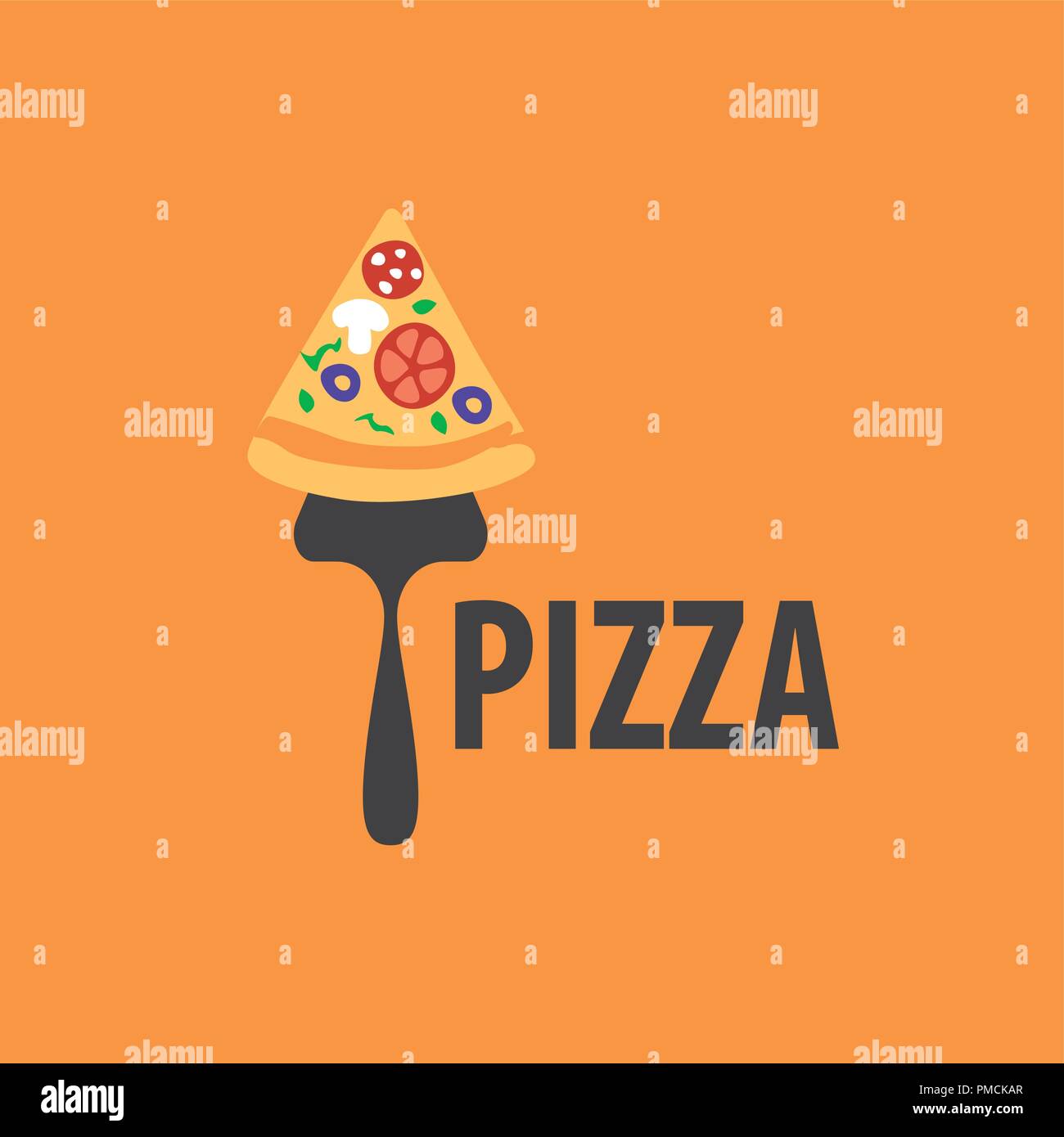 pizza vector logo Stock Vector Image & Art - Alamy