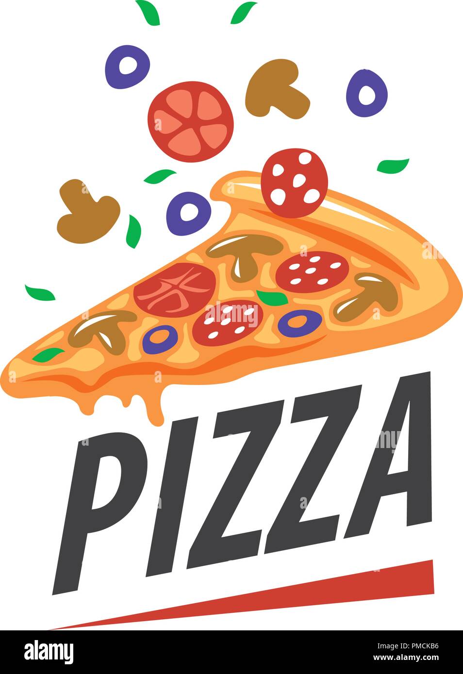 pizza vector logo Stock Vector Image & Art - Alamy