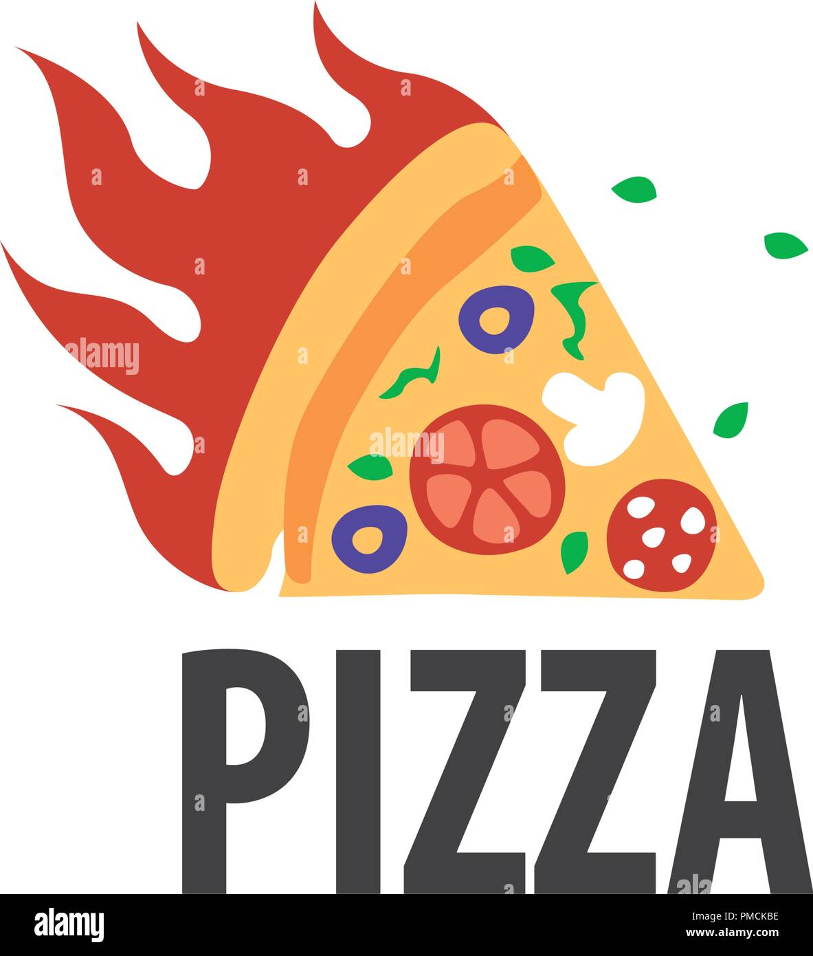 Pizza fire Stock Vector Images - Alamy