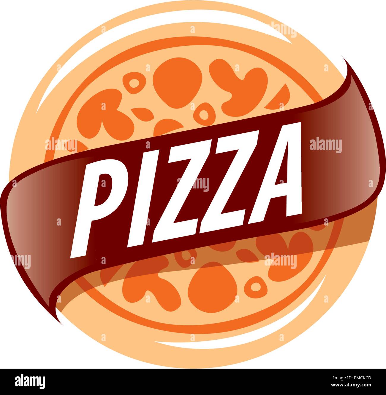 pizza vector logo Stock Vector Image & Art - Alamy