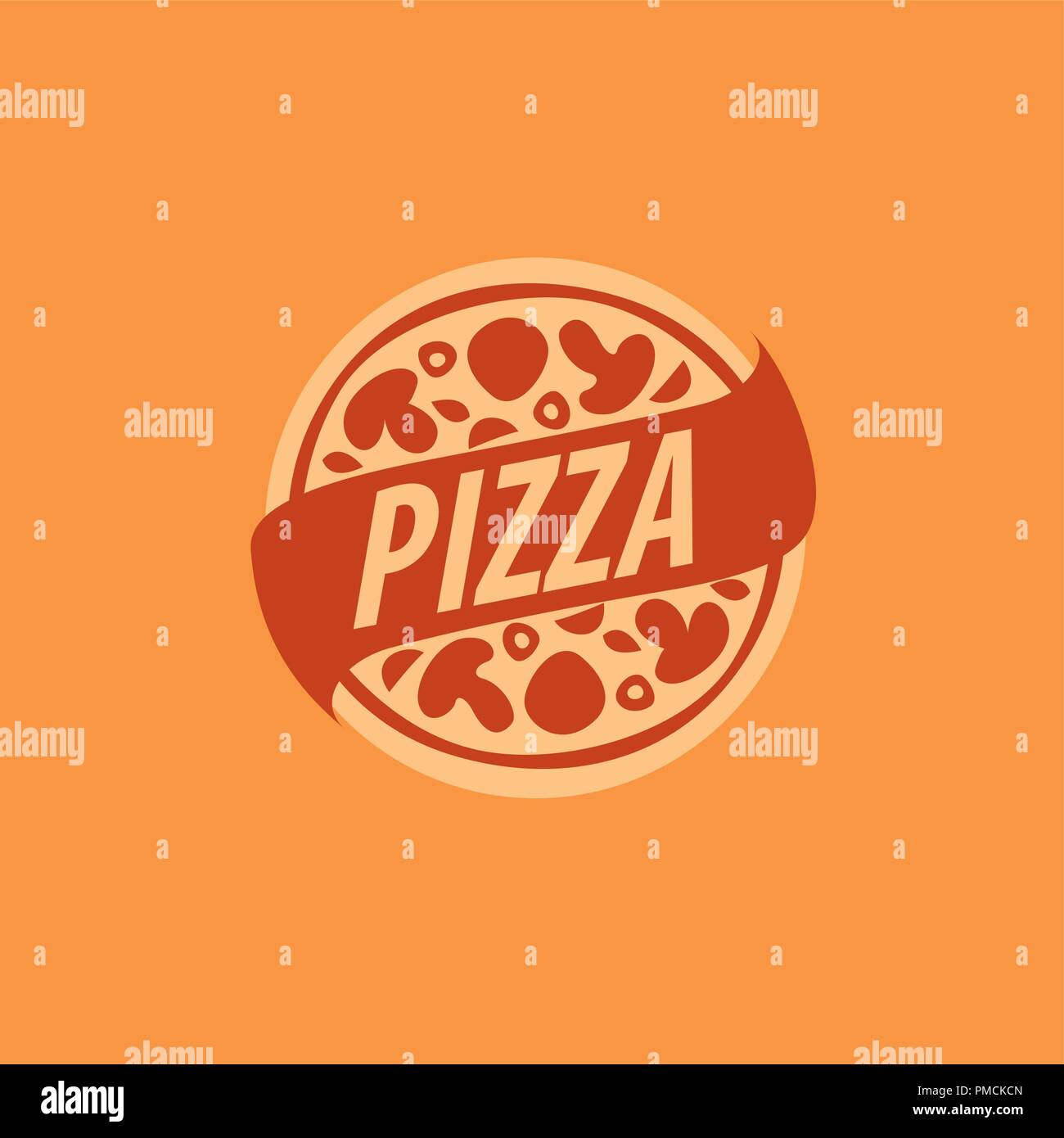 pizza vector logo Stock Vector Image & Art - Alamy