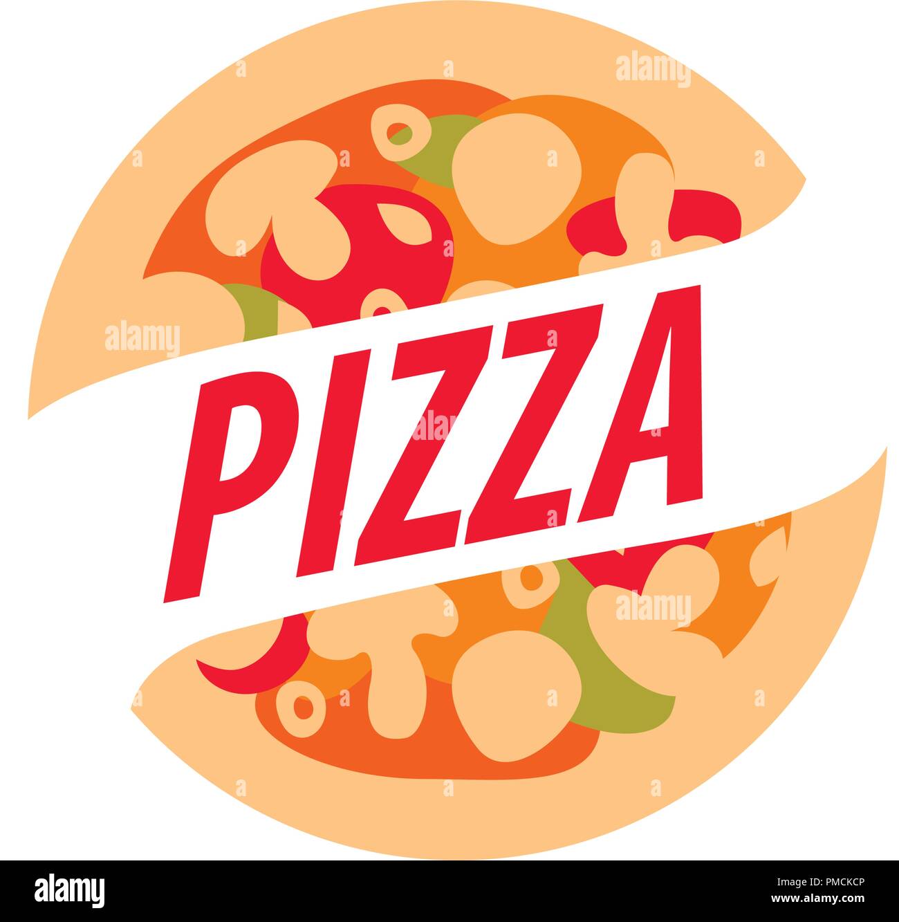 pizza vector logo Stock Vector Image & Art - Alamy