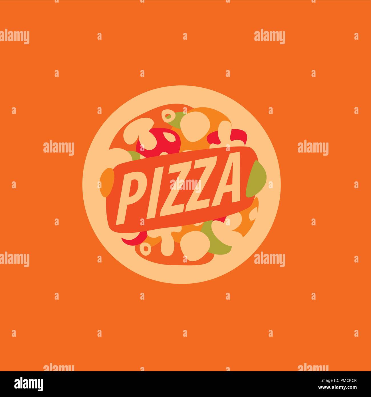 pizza vector logo Stock Vector Image & Art - Alamy