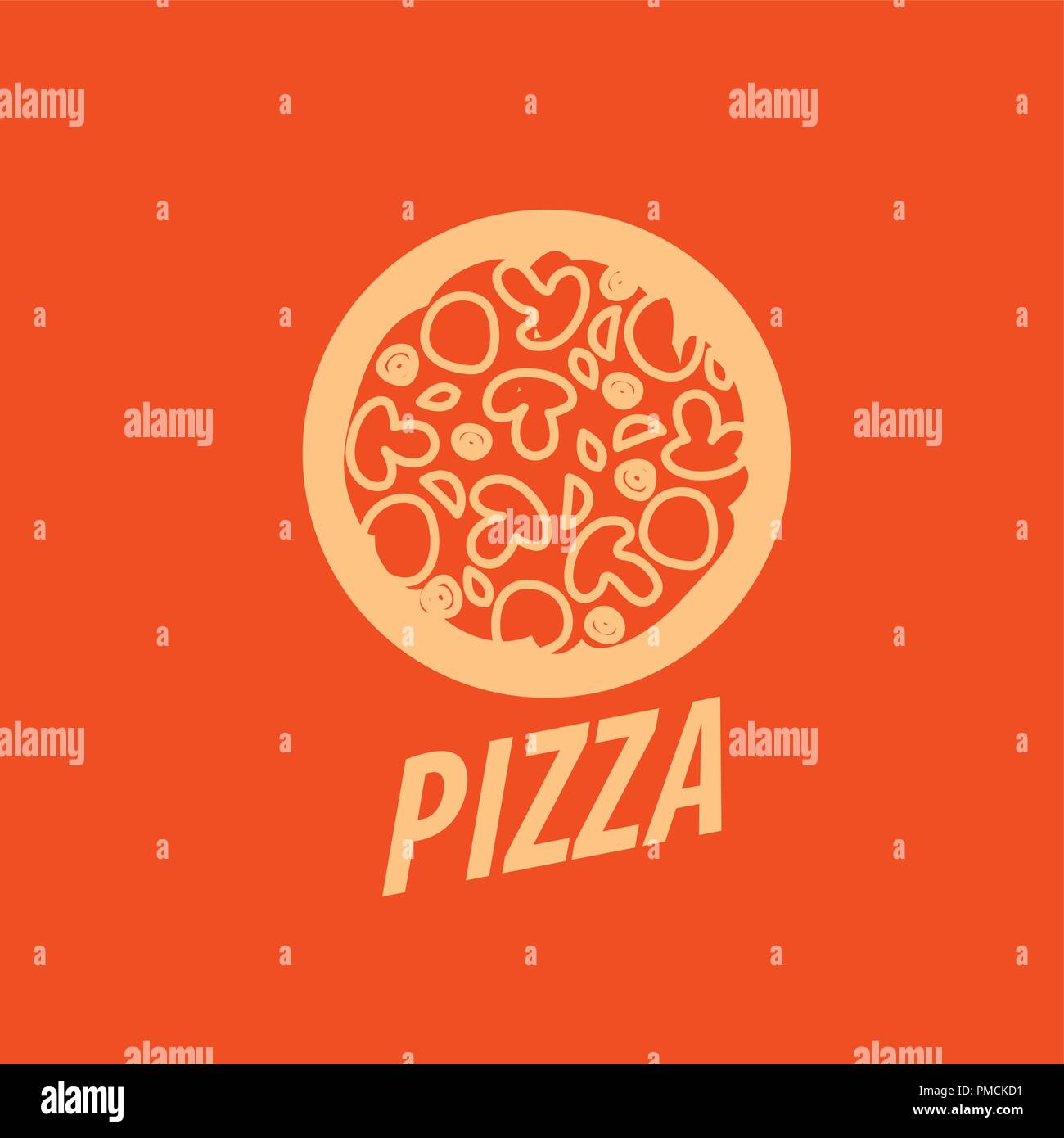 pizza vector logo Stock Vector Image & Art - Alamy