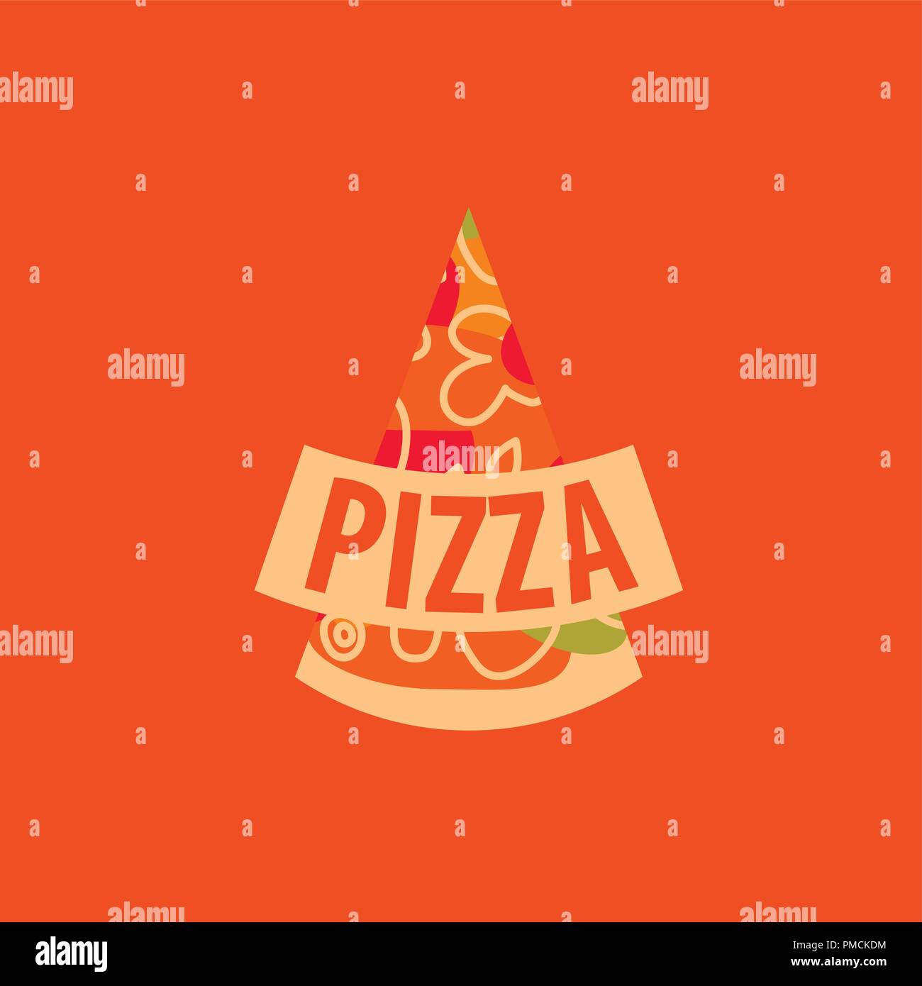 pizza vector logo Stock Vector Image & Art - Alamy