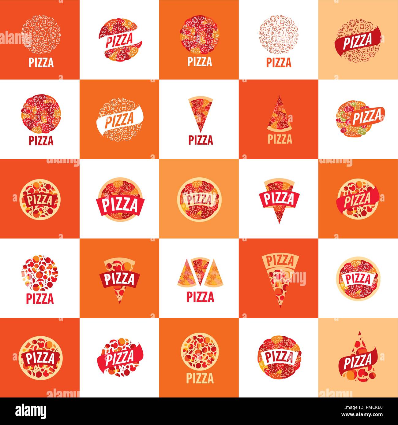 pizza vector logo Stock Vector Image & Art - Alamy