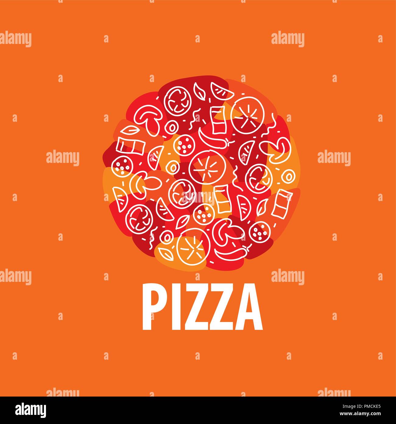 pizza vector logo Stock Vector Image & Art - Alamy