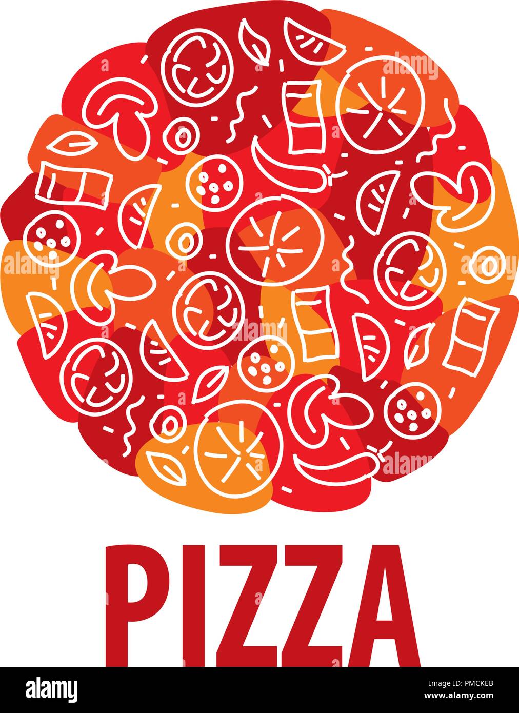pizza vector logo Stock Vector Image & Art - Alamy