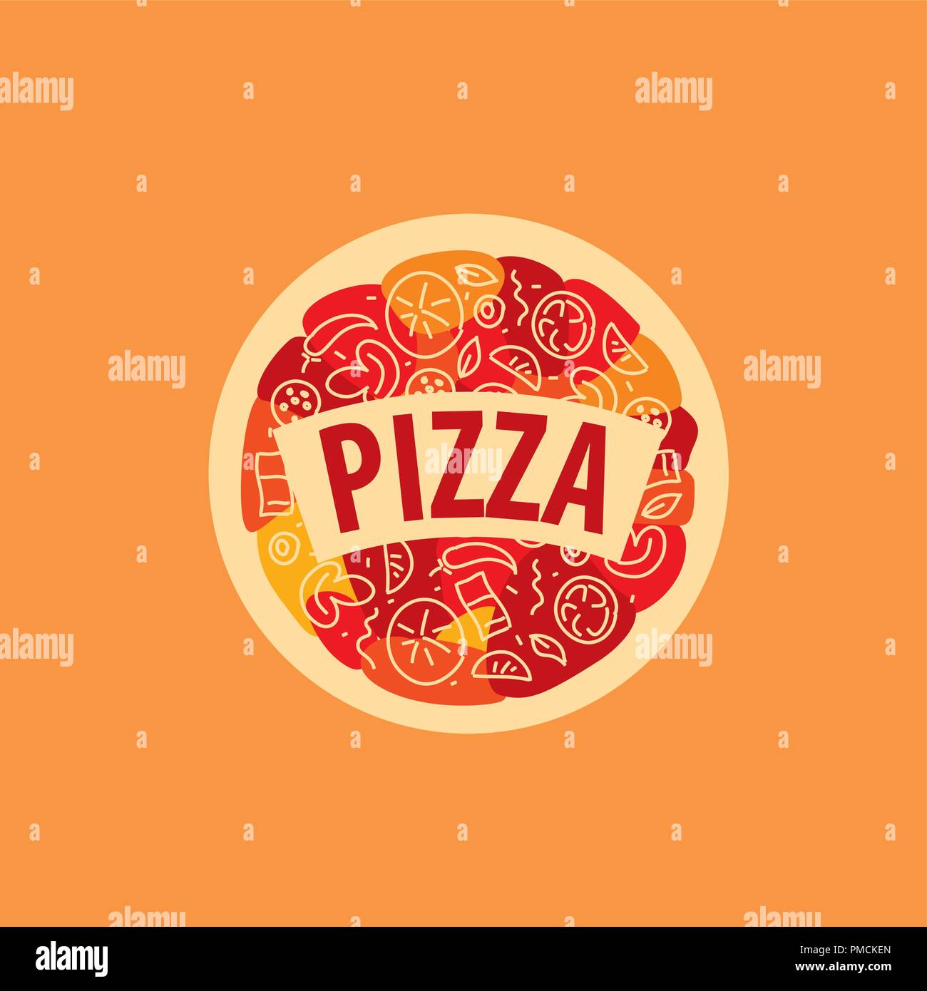 pizza vector logo Stock Vector Image & Art - Alamy