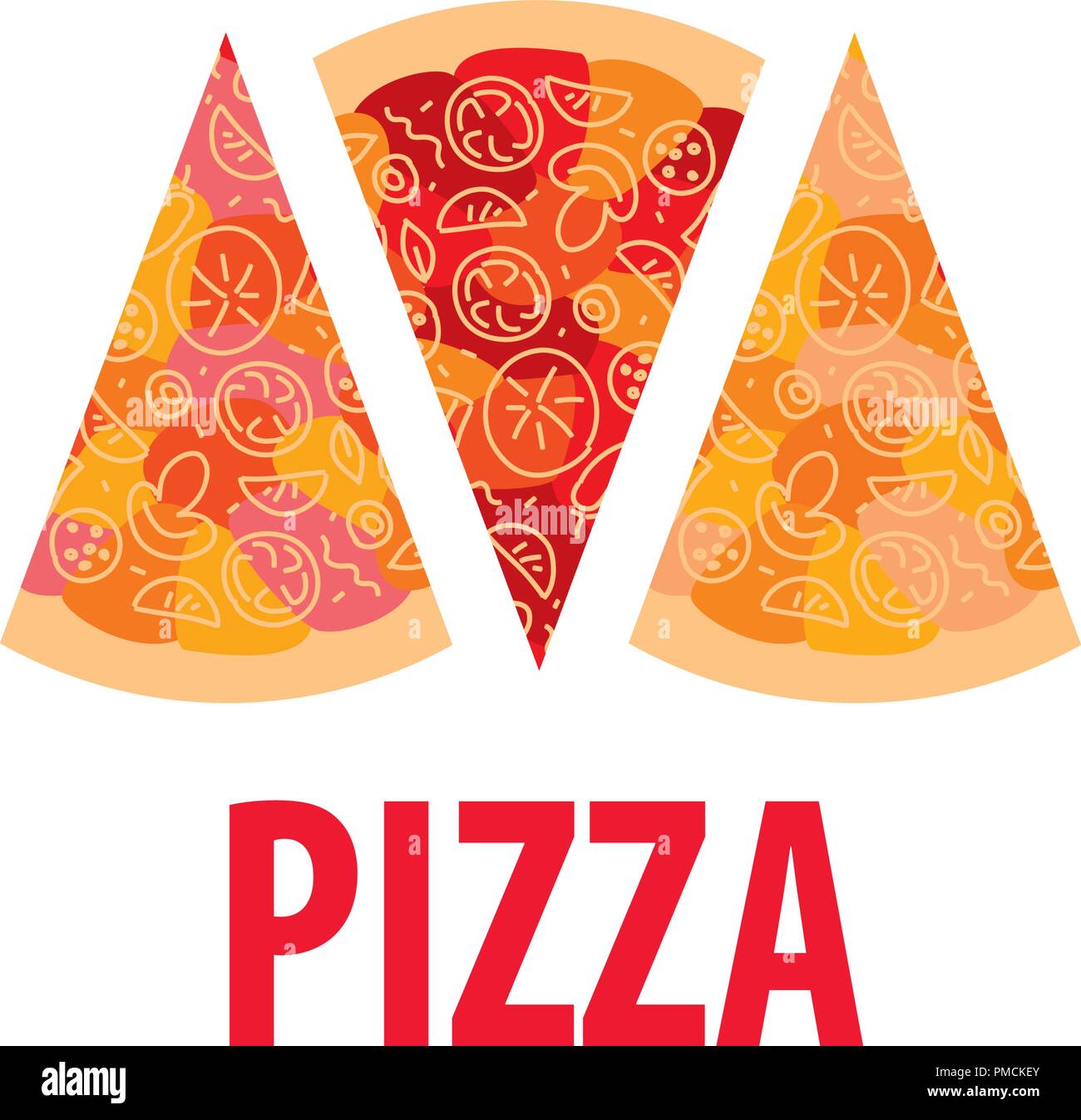 pizza vector logo Stock Vector Image & Art - Alamy