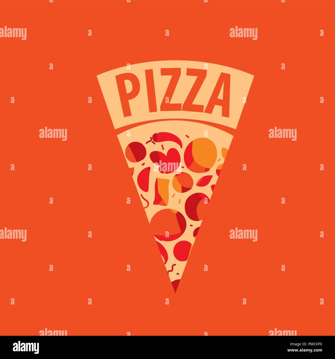 pizza vector logo Stock Vector Image & Art - Alamy