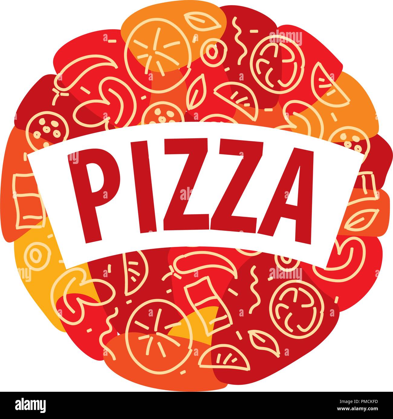 pizza vector logo Stock Vector Image & Art - Alamy