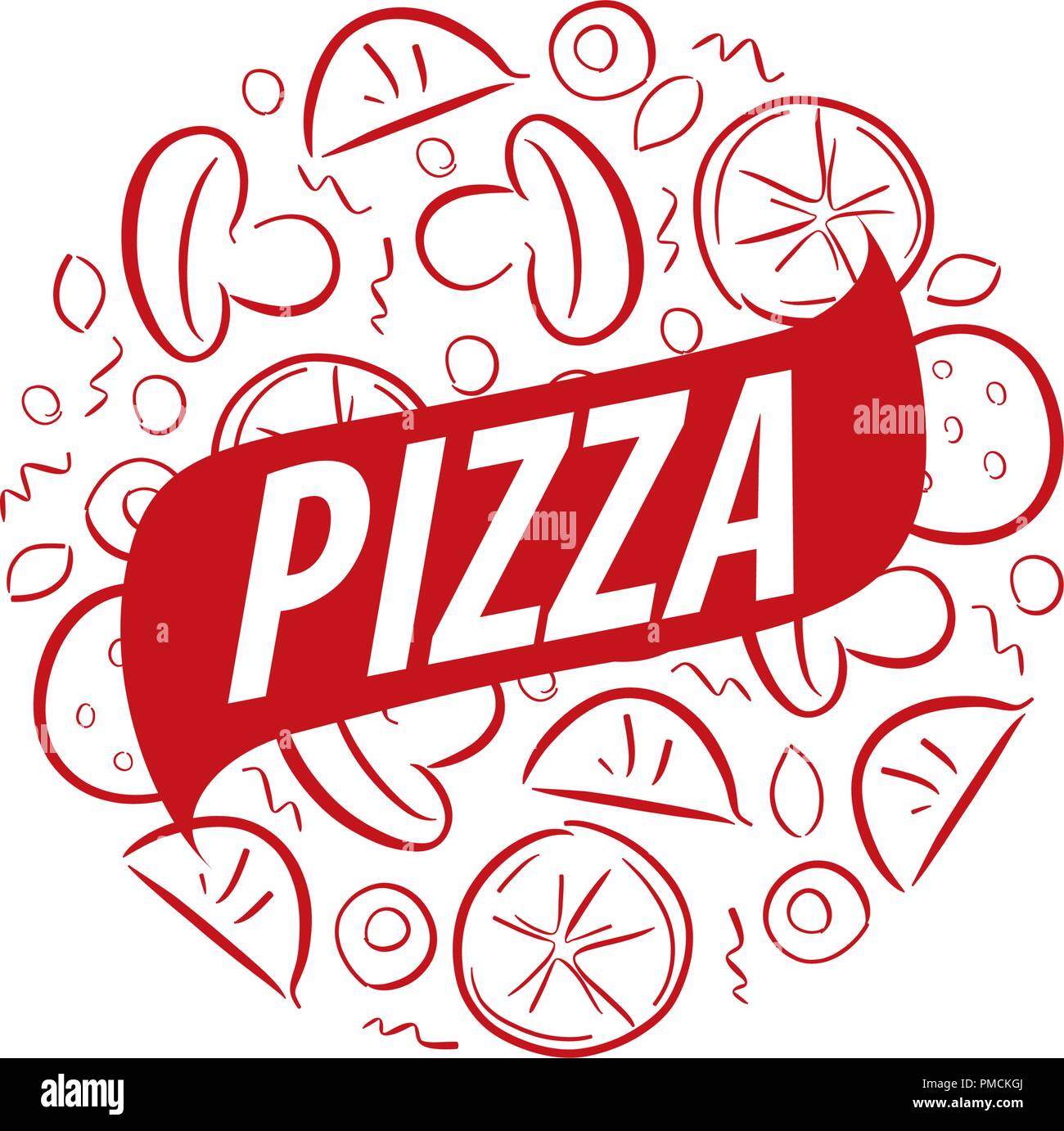 Pizza Logo Vector