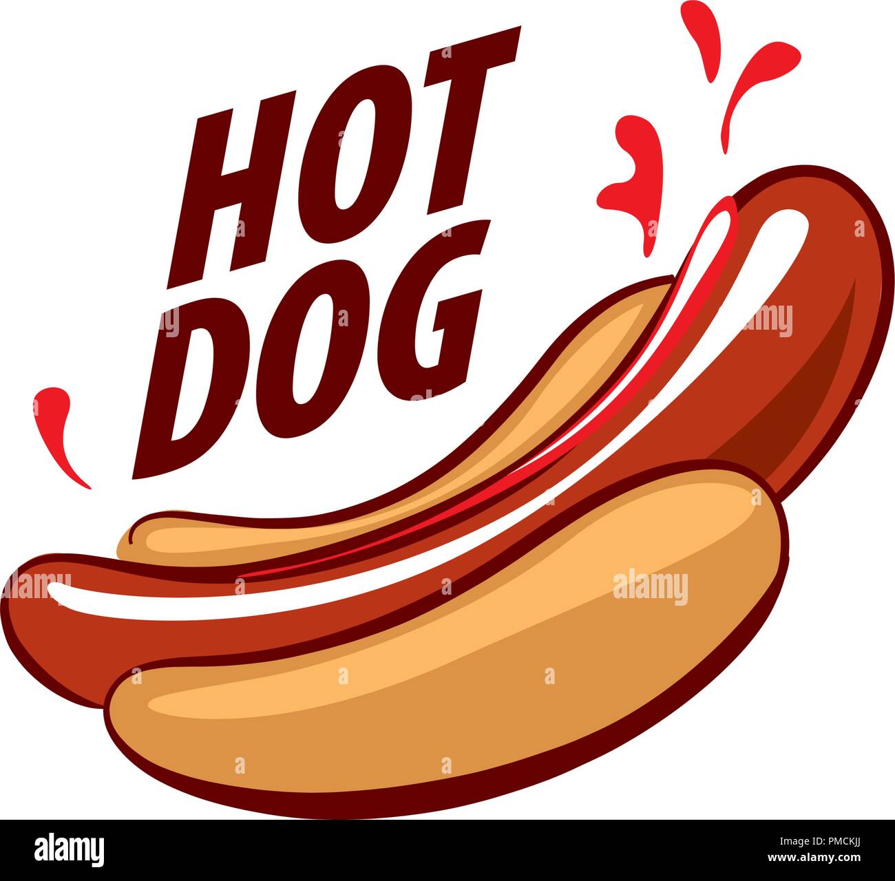 Hot Dog Vector